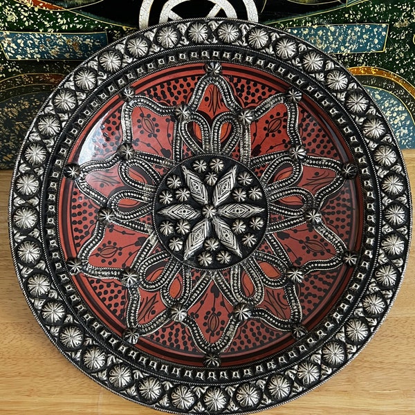 Moroccan Plate - Etsy UK