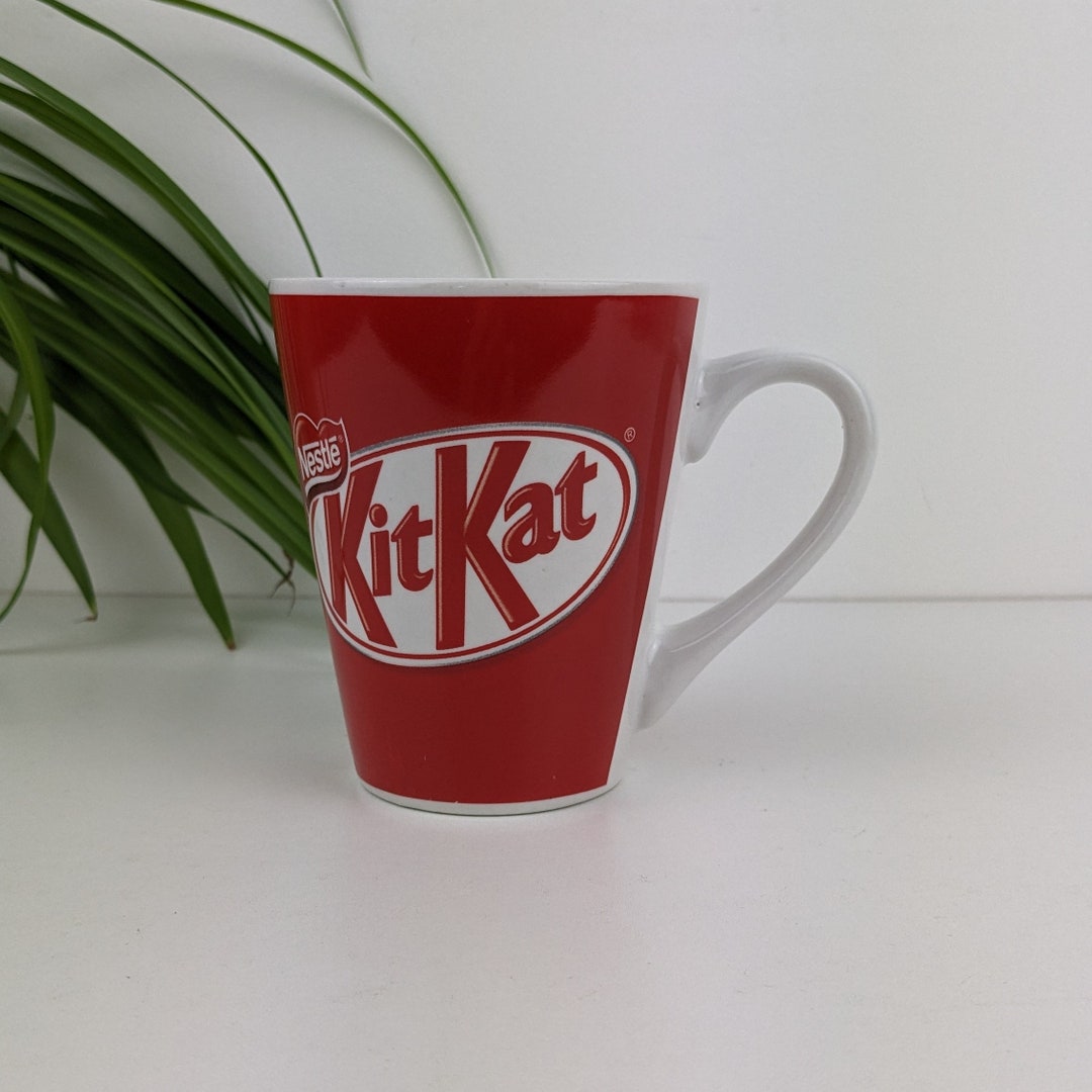 Retro Kit Kat Mug, Vintage Nestle Tea / Coffee Mug, Red and White - Etsy