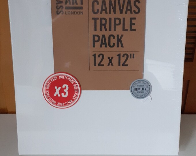 Canvas Triple Pack (12inch X 12 Inch) - Etsy