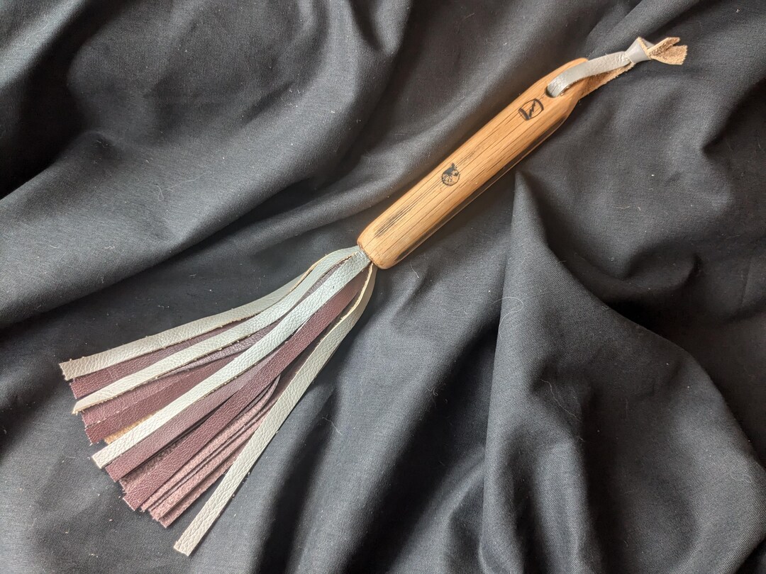 Hand Crafted Mini Kink / BDSM Flogger Made From Whisky Barrel Oak and ...
