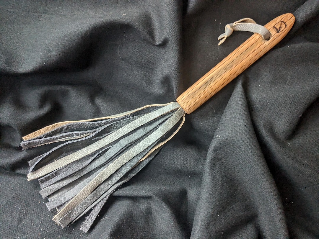 Hand Crafted Mini Kink / BDSM Flogger Made From Whisky Barrel Oak and ...