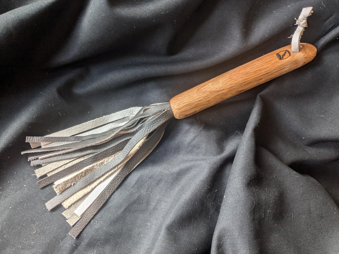 Hand Crafted Mini Kink / BDSM Flogger Made From Whisky Barrel Oak and ...