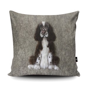 Springer Spaniel Vegan Cushion by Sharon Salt Print Not 3D - Etsy