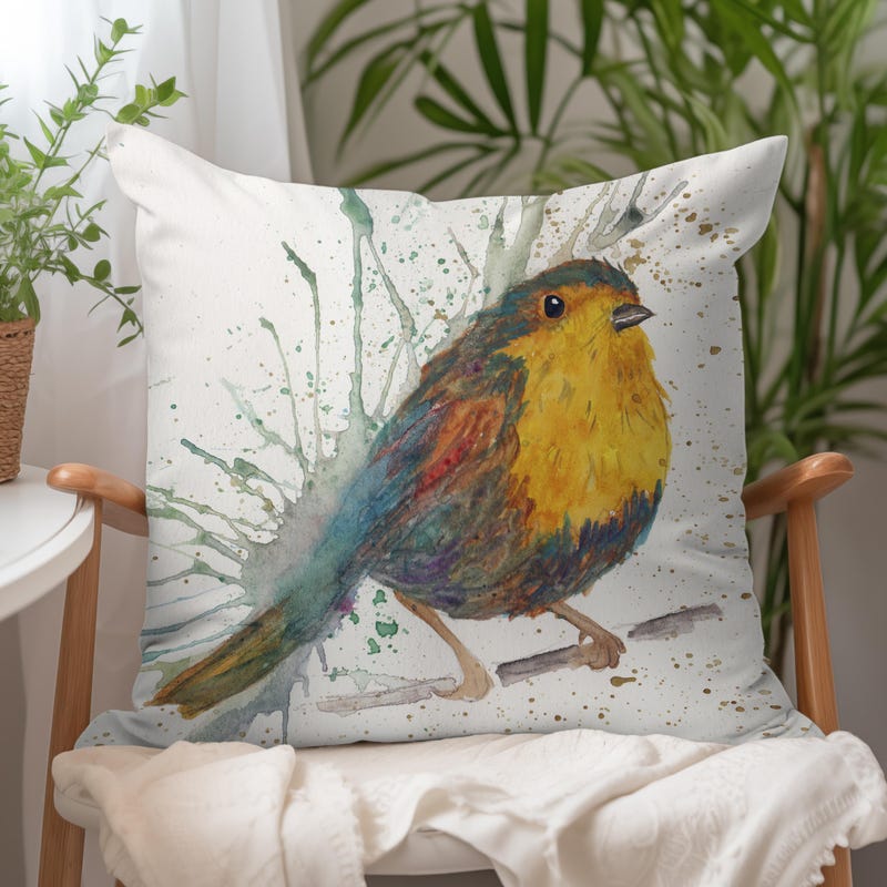 Bird Cushion - Etsy