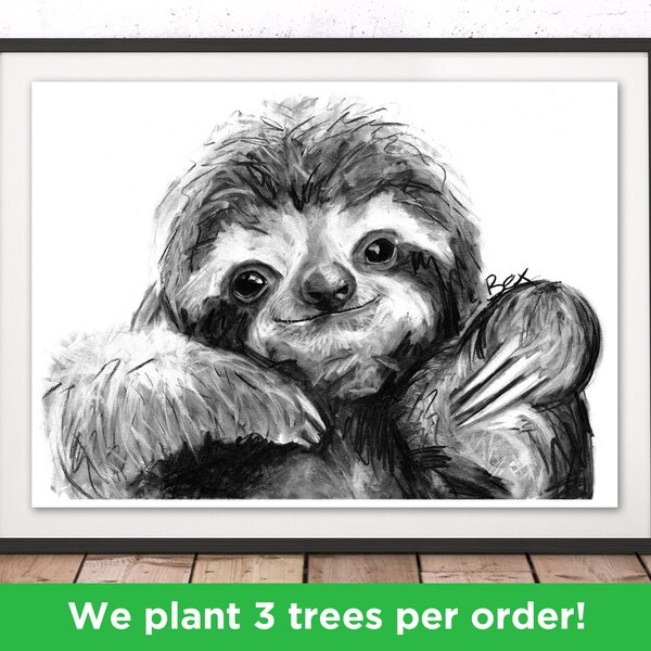 Sloth Wall Hanging - Etsy