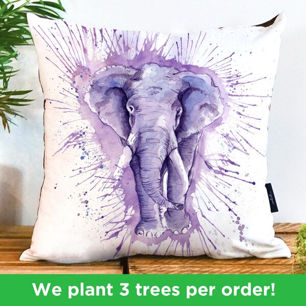 Elephant Cushion - Etsy UK