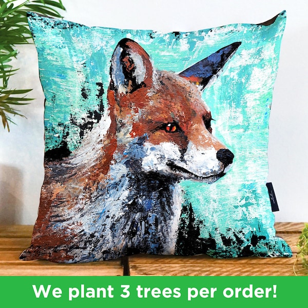 Fox Cushion - Etsy