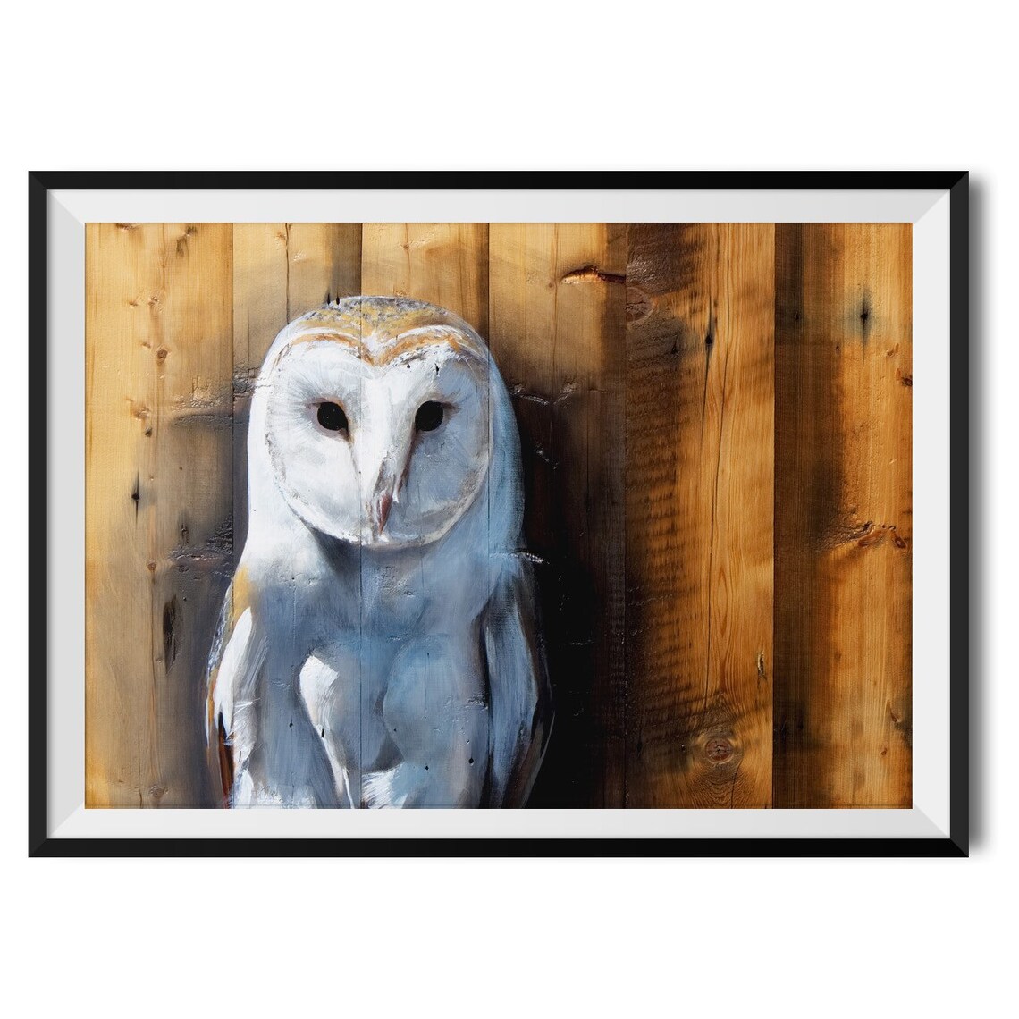 Barn Owl Print by Aidan Sloan Beautiful Owl Wall Art Bird - Etsy