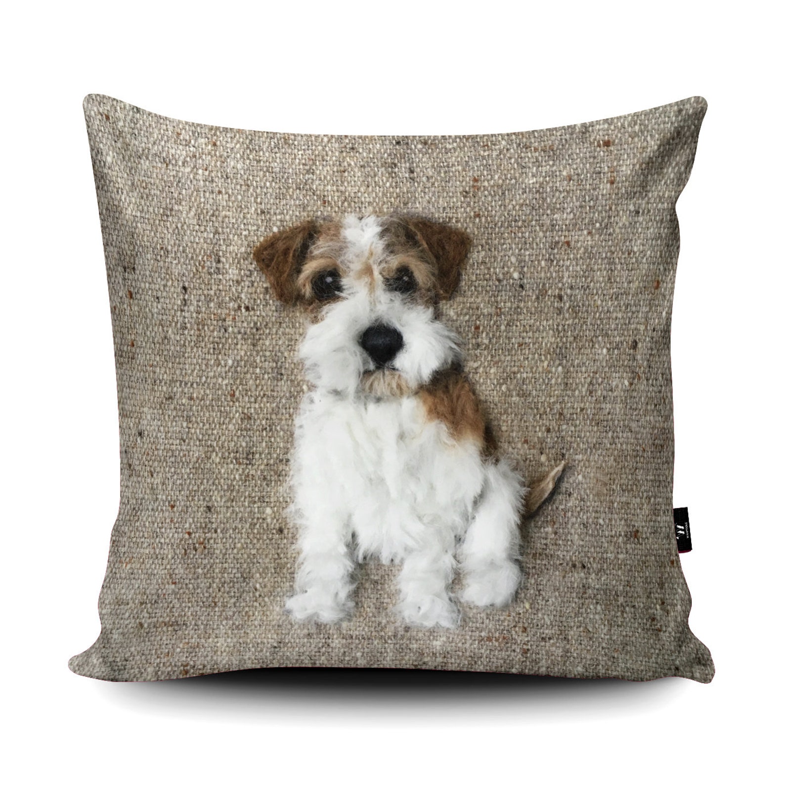 Jack Russel Vegan Cushion by Sharon Salt Print Not 3D - Etsy UK