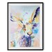 Spring Hare Painting, Colourful Hare Print, Rabbit Wall Art, Hare ...