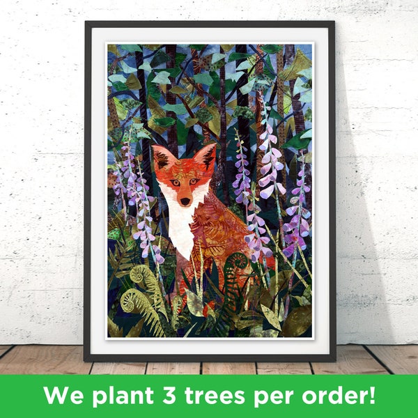Fox Art - Etsy UK
