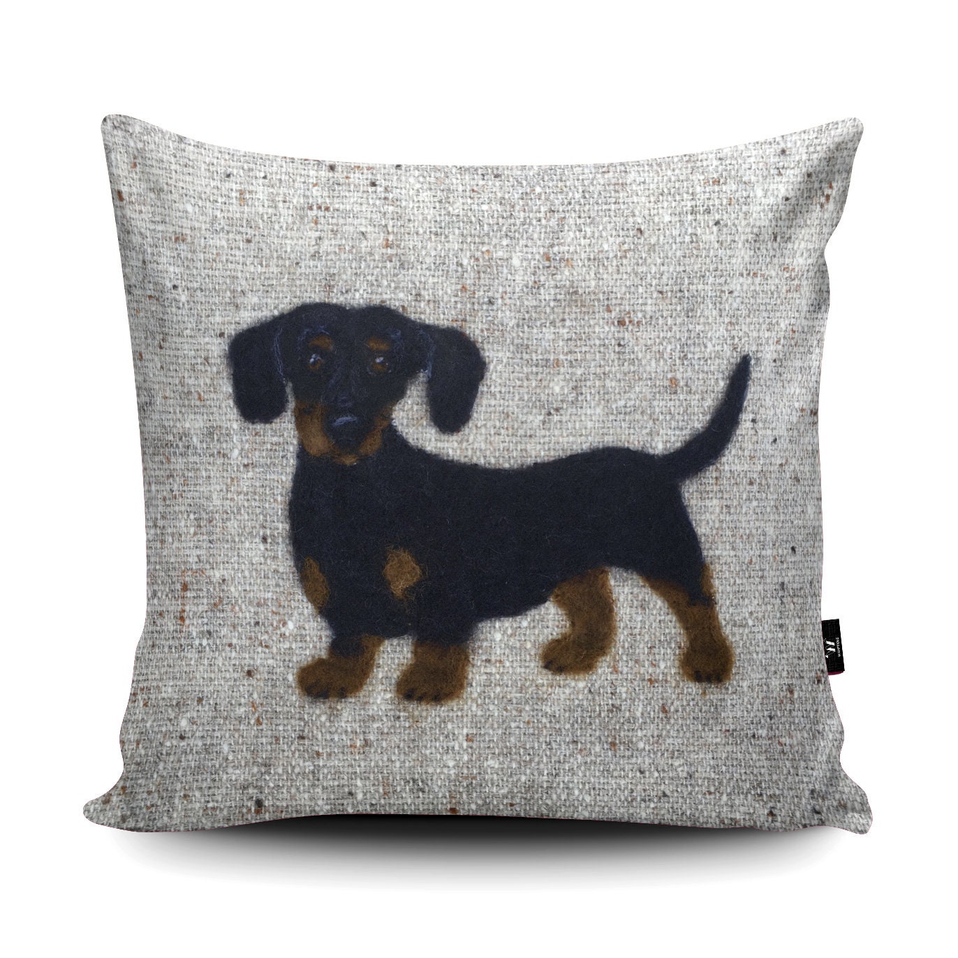 Dachshund Vegan Cushion by Sharon Salt Print Not 3D | Etsy