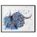 Highland Cow Print Highland Coo Painting Scottish Cow Wall - Etsy