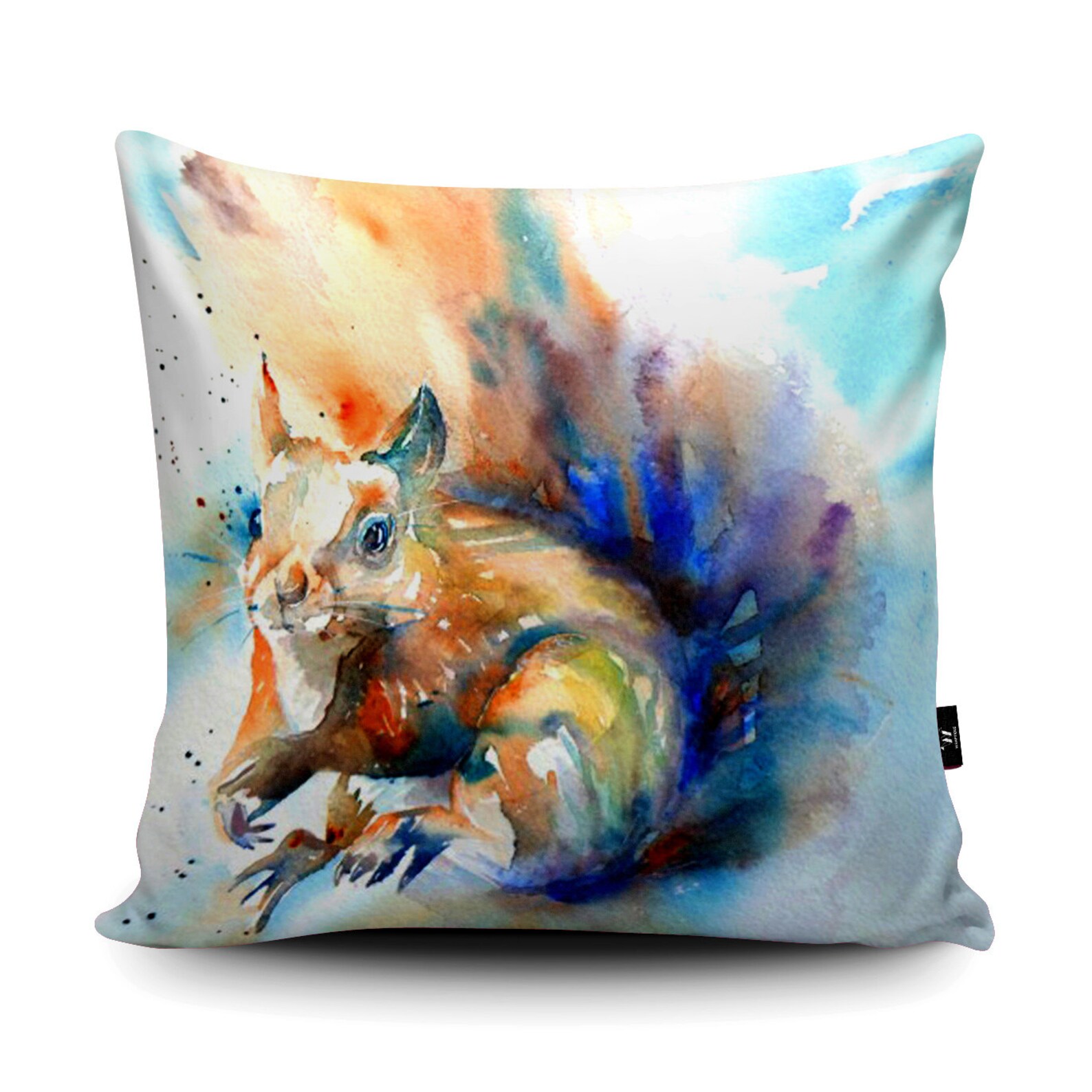 Red Squirrel Vegan Cushion by Liz Chaderton Squirrel - Etsy UK