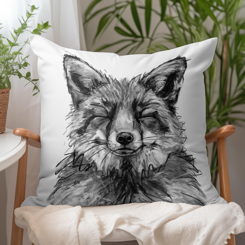 Fox Cushion - Etsy
