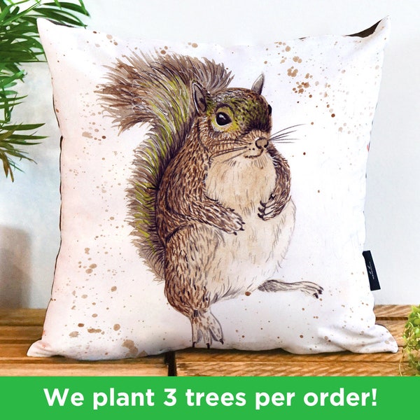 Squirrel Pillow - Etsy