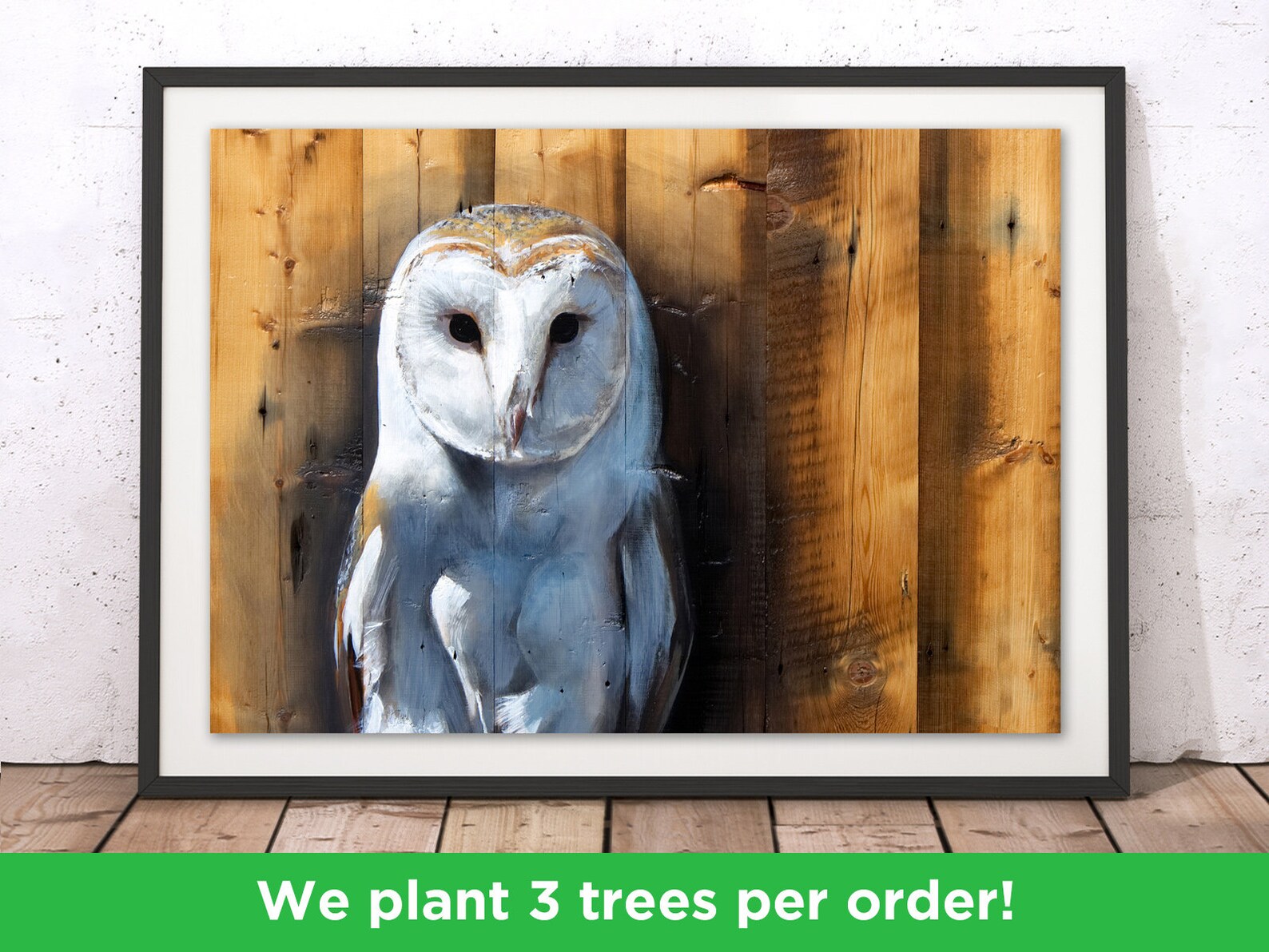 Barn Owl Print by Aidan Sloan Beautiful Owl Wall Art Bird - Etsy