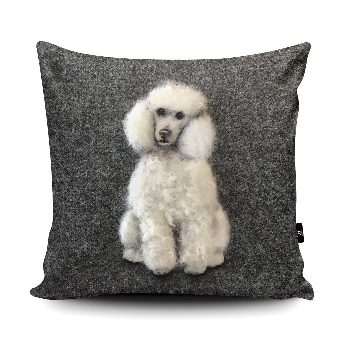 Poodle Dog Vegan Cushion by Sharon Salt Print Not 3D | Etsy