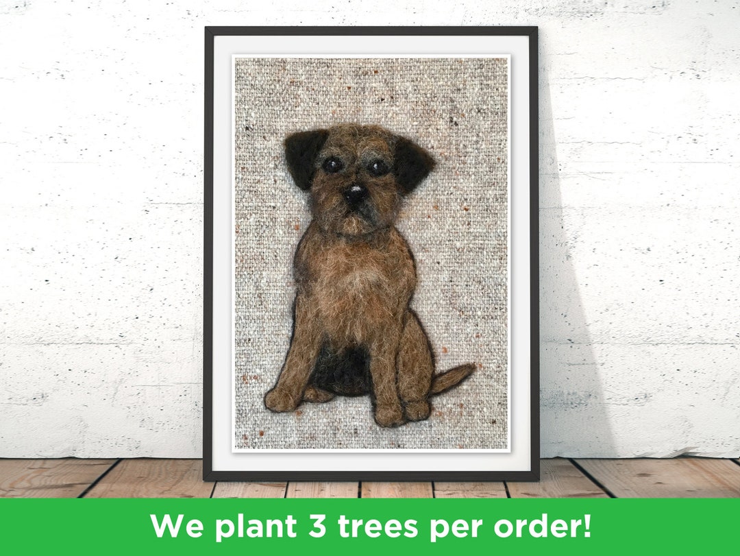 Border Terrier Art Print by Sharon Salt Terrier Dog Wall Art - Etsy UK