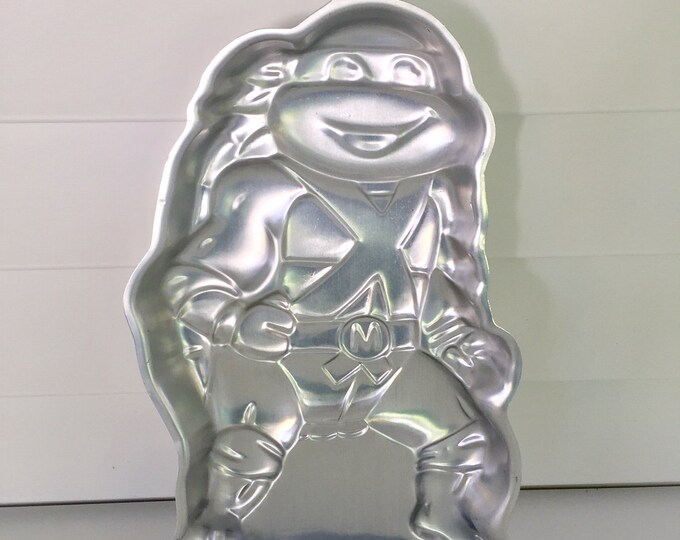 Teenage Mutant Ninja Turtles Cake Pan Wilton 1989 Michelangelo 2105 ...