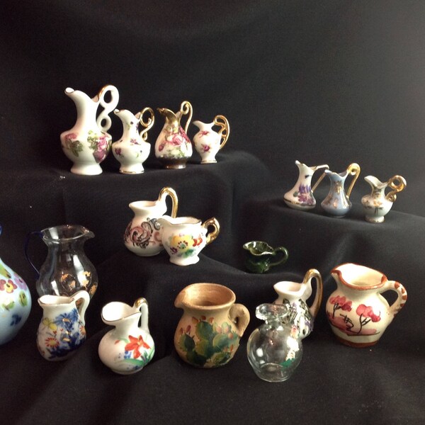 Antique Pottery Pitchers - Etsy