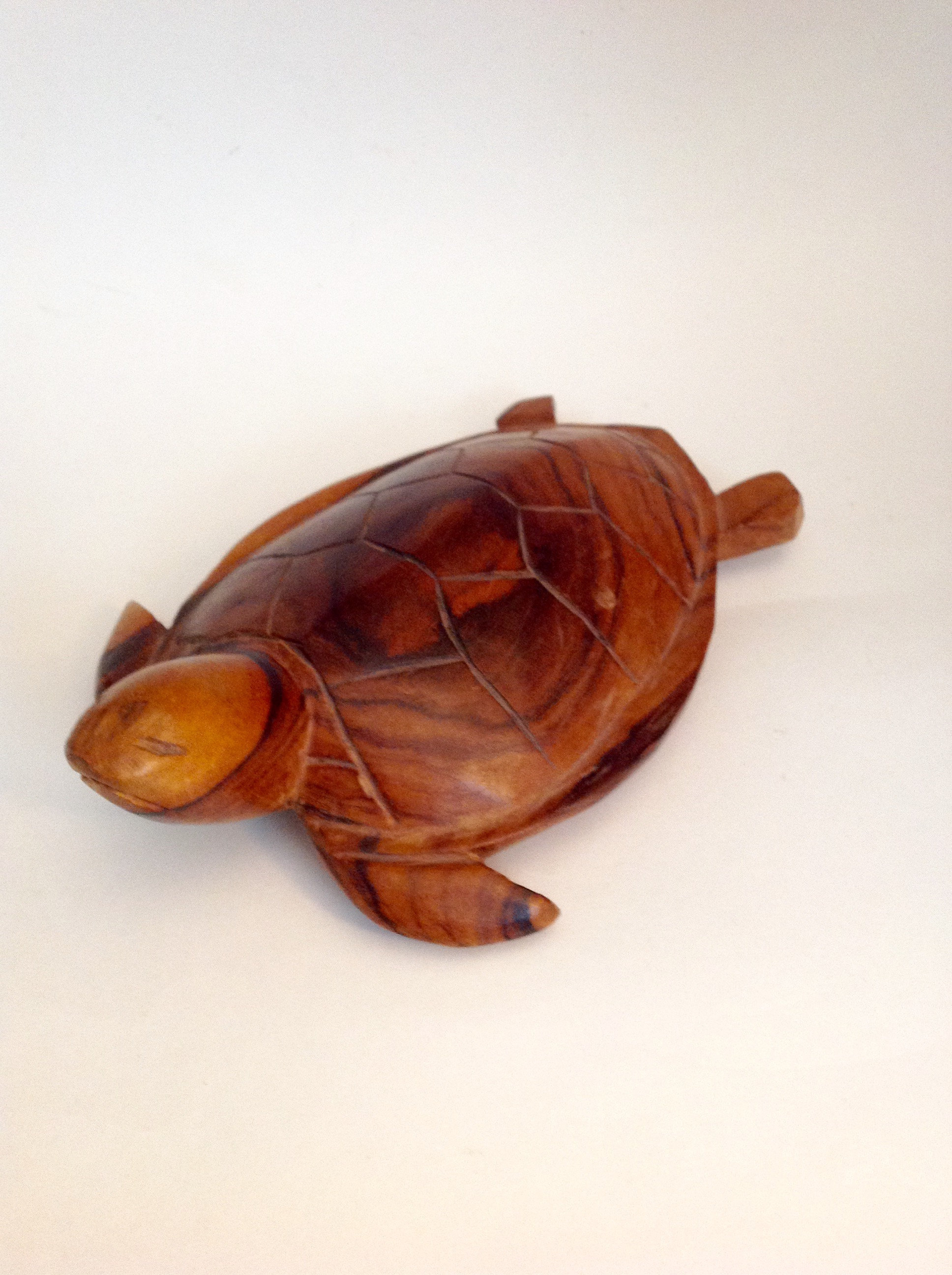Vintage Sea Turtle Wood Carved from Fiji 1960's Loggerhead | Etsy