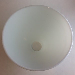 White Milk Glass Waffle Pattern Lamp Light Cover Shade Torchiere Milk ...