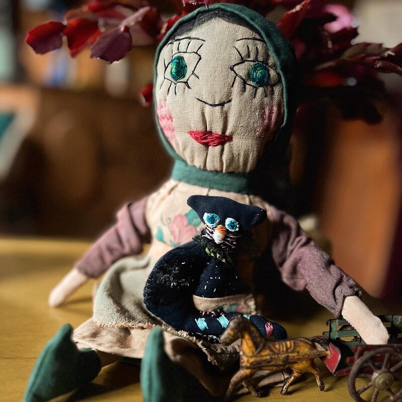 Folk Art Doll - Etsy