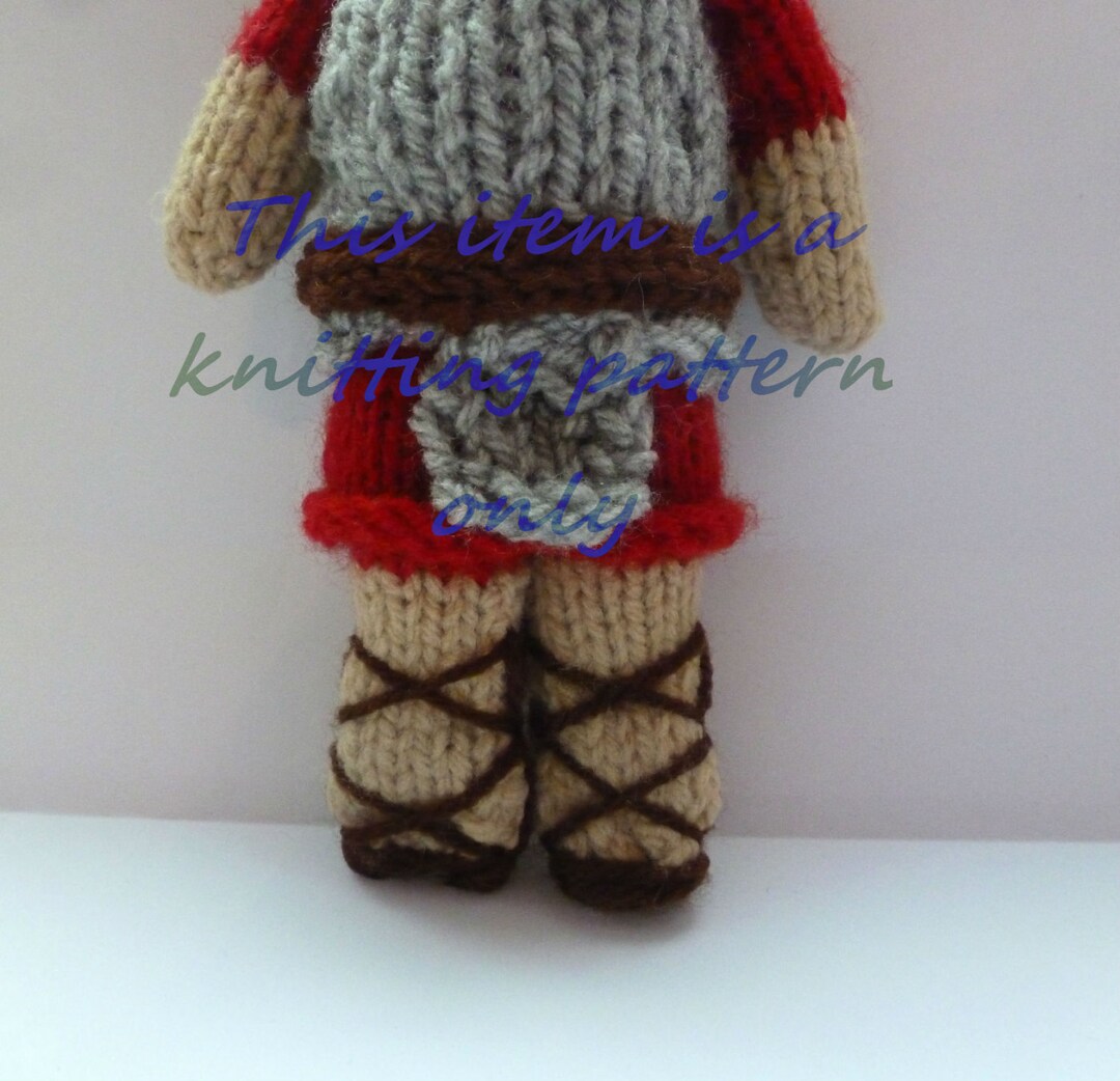 PDF Knitting Pattern: Roman Soldier - Etsy
