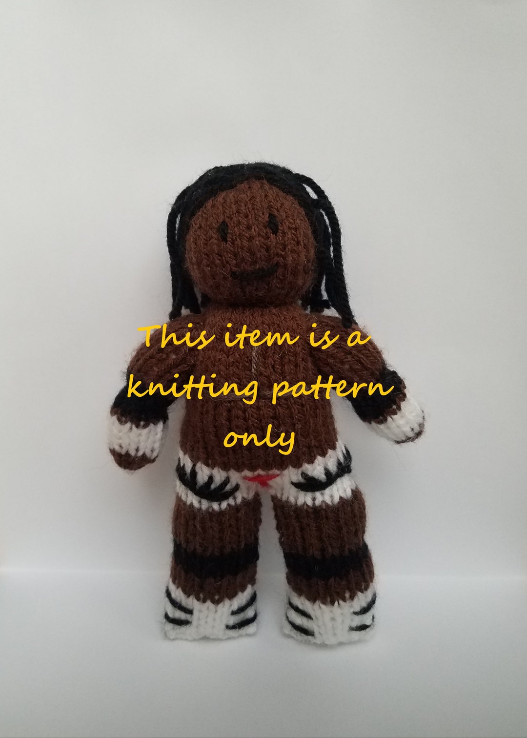 PDF Knitting Pattern: Booker T (WWE) - Etsy