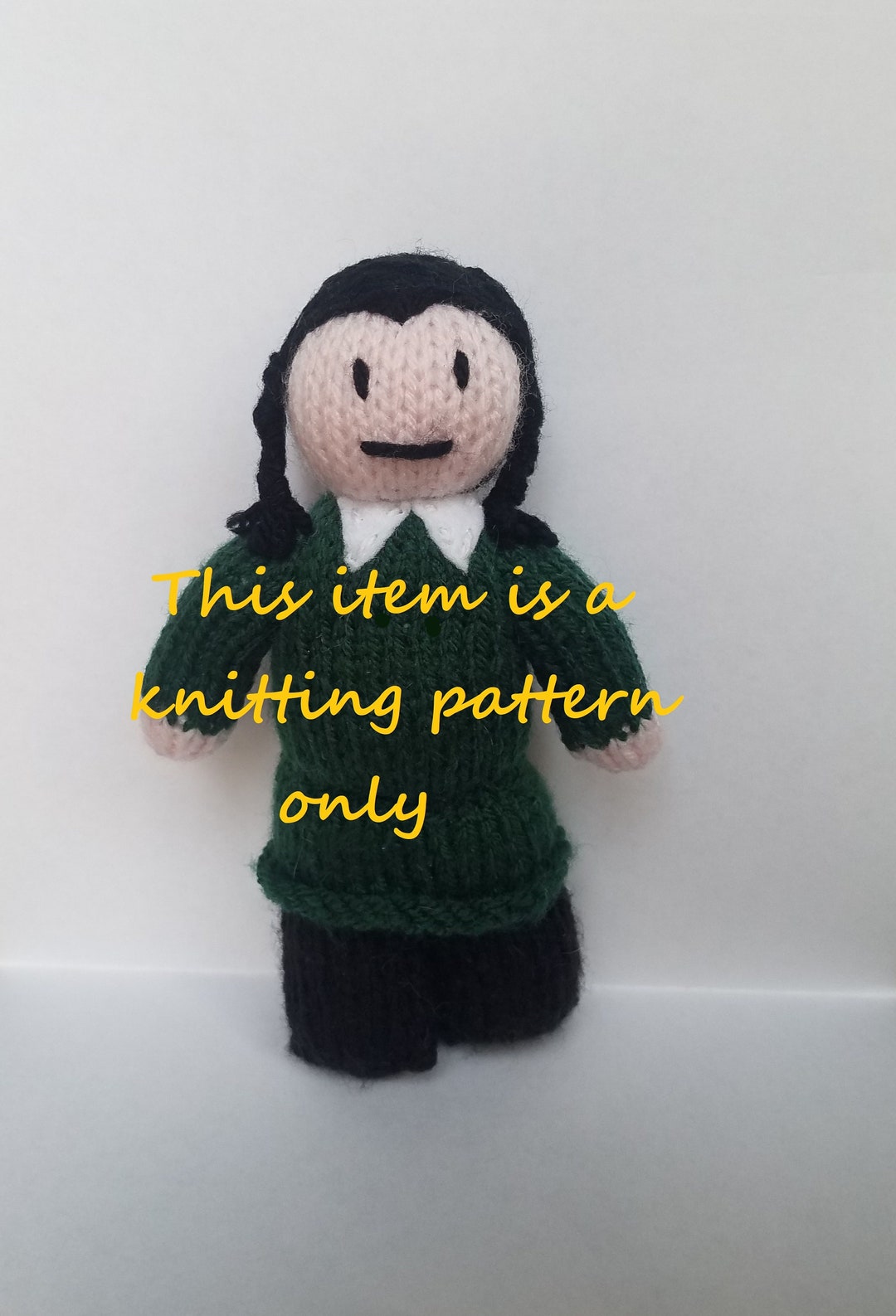 PDF Knitting Pattern: Wednesday addams Family - Etsy