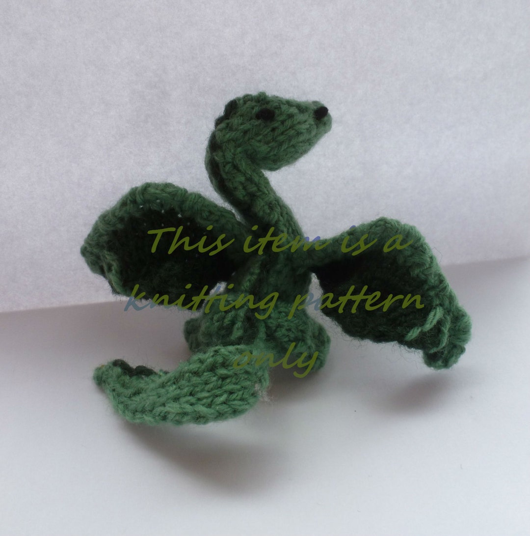 PDF Knitting Pattern: Dragon - Etsy