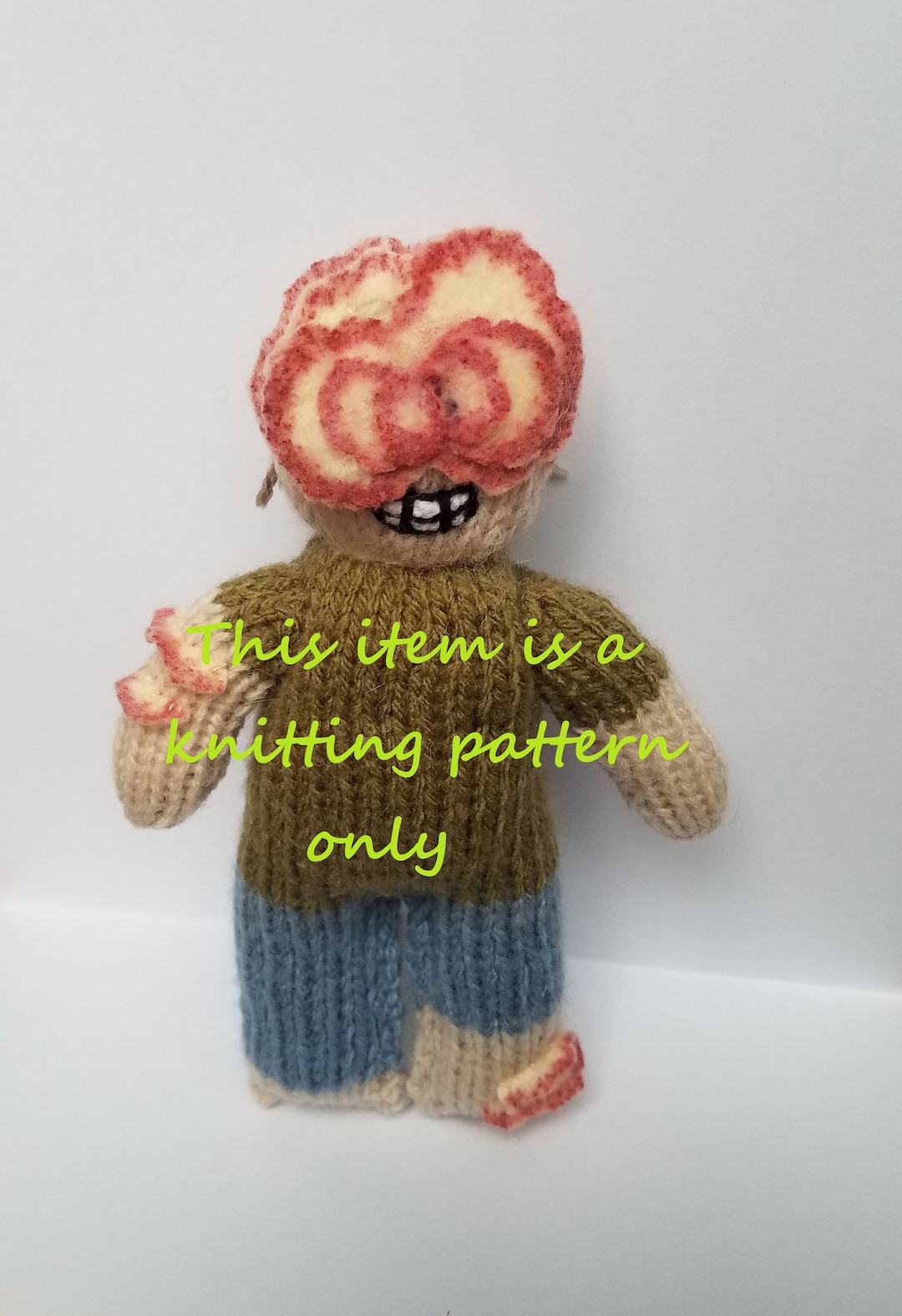 PDF Knitting Pattern: Clicker Zombie (the Last of Us) - Etsy