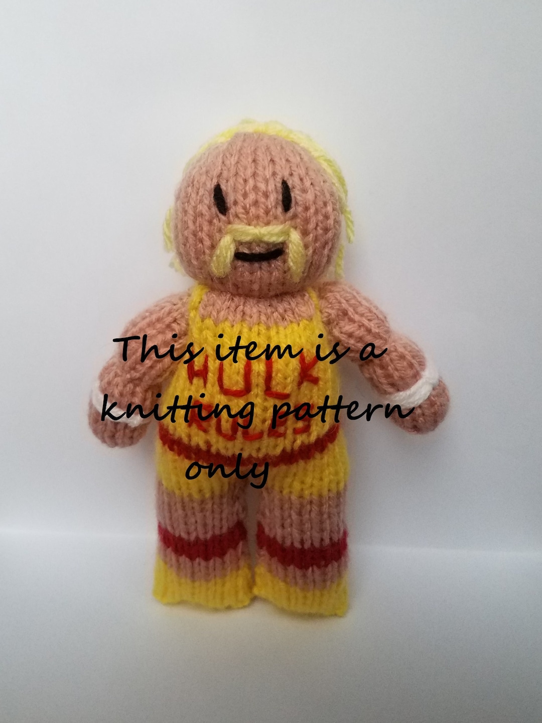 PDF Knitting Pattern: Hulk Hogan - Etsy