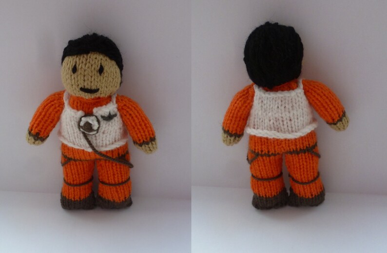 PDF Knitting Pattern: Poe Dameron star Wars - Etsy