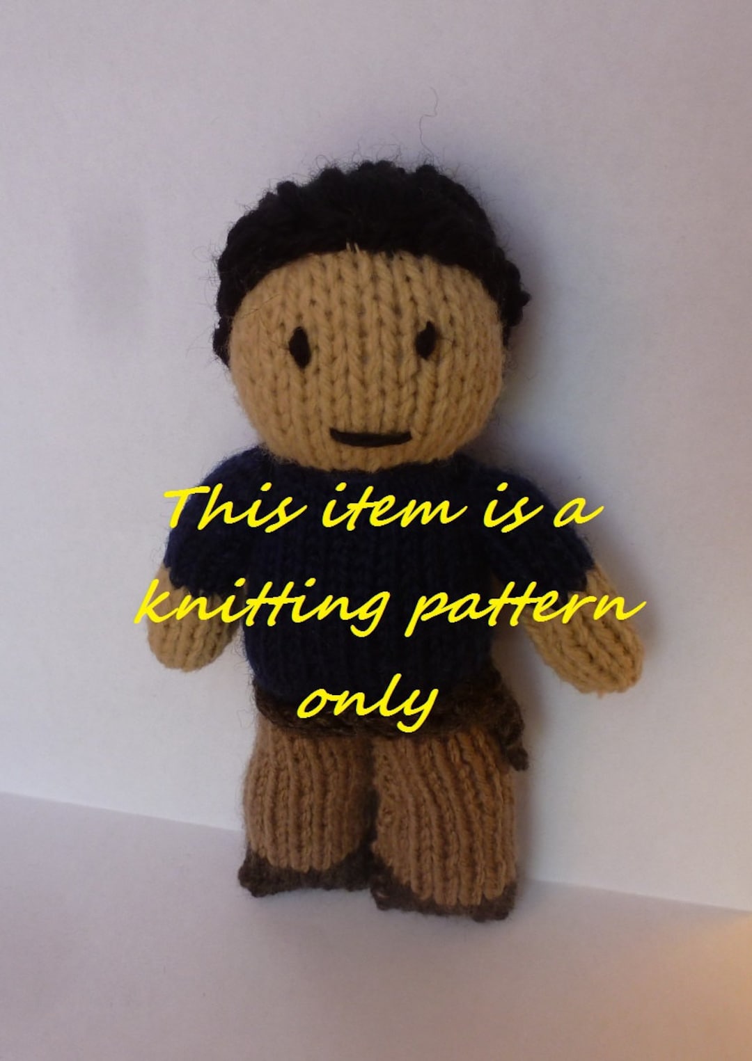 PDF Knitting Pattern: Glenn Rhee the Walking Dead - Etsy