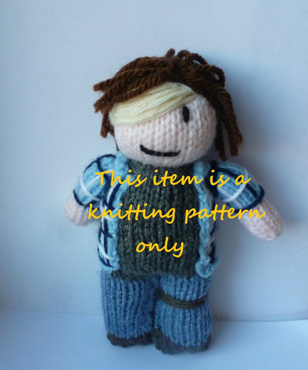 PDF Knitting Pattern: Carl Grimes (the Walking Dead) - Etsy