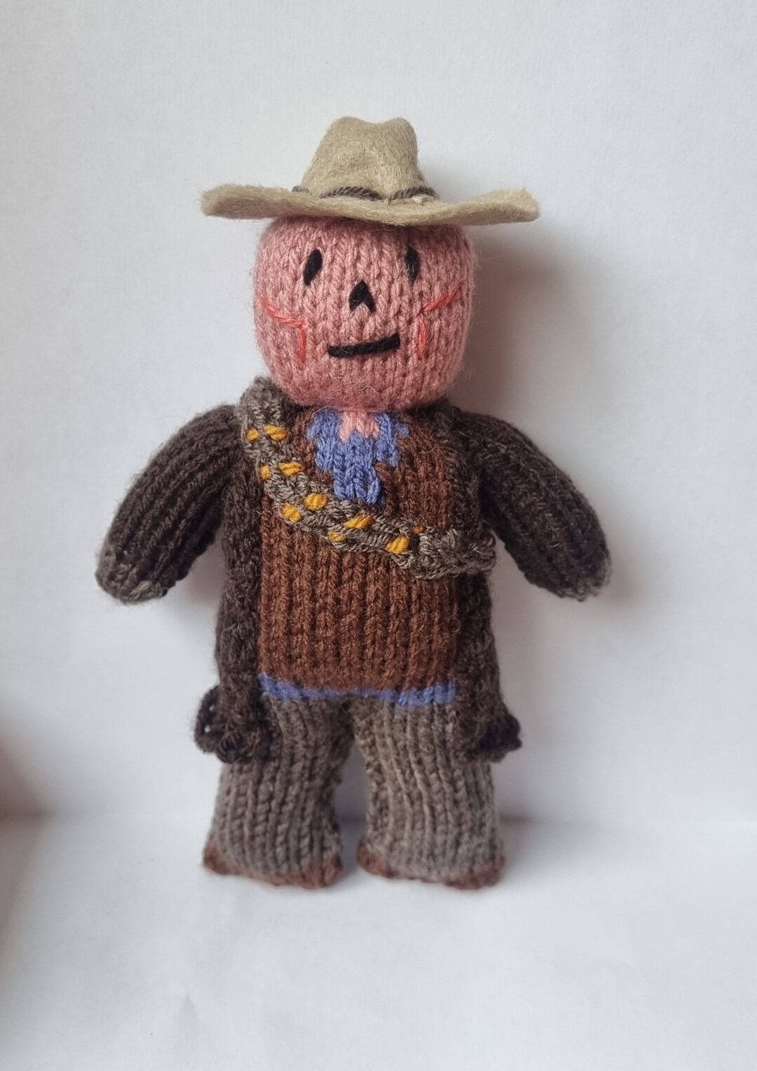 The Ghoul fallout Knitted Doll - Etsy