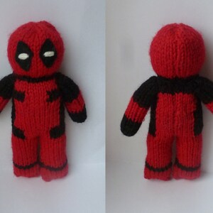 PDF Knitting Pattern: Deadpool - Etsy UK