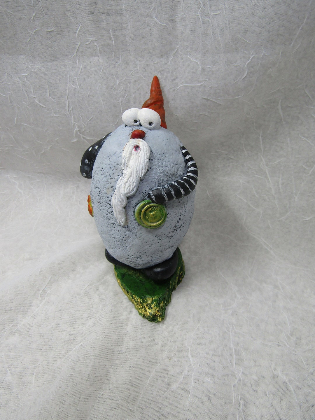 Fun Funky Papier Mache Character, Handmade One-of-a-kind Holiday Gift ...