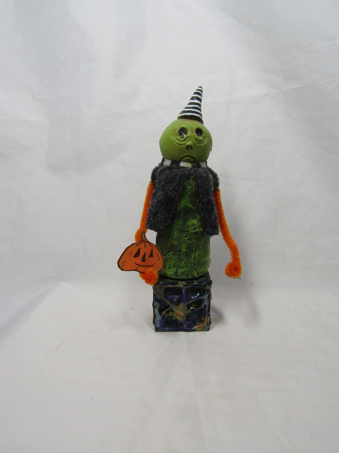 Funky Papier Mache Character, Handmade One-of-a-kind Holiday Gift or ...