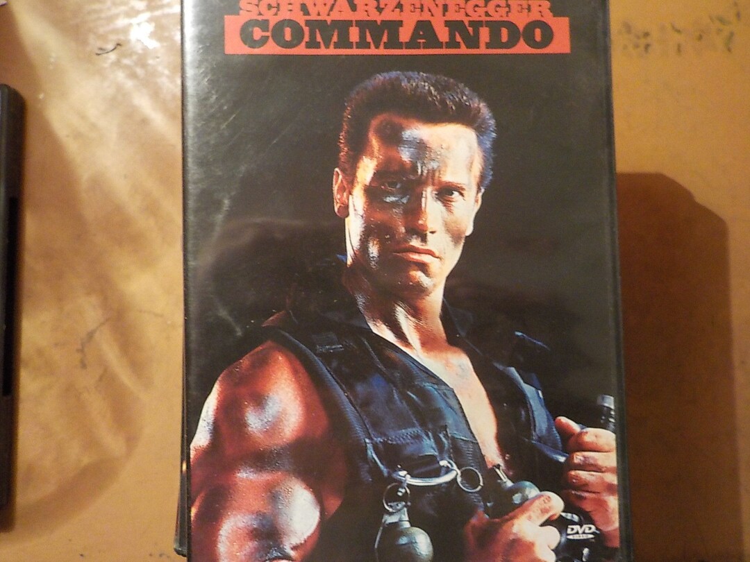 Commando Schwarzenegger Classic DVD Movie Show Rated R Free USA ...
