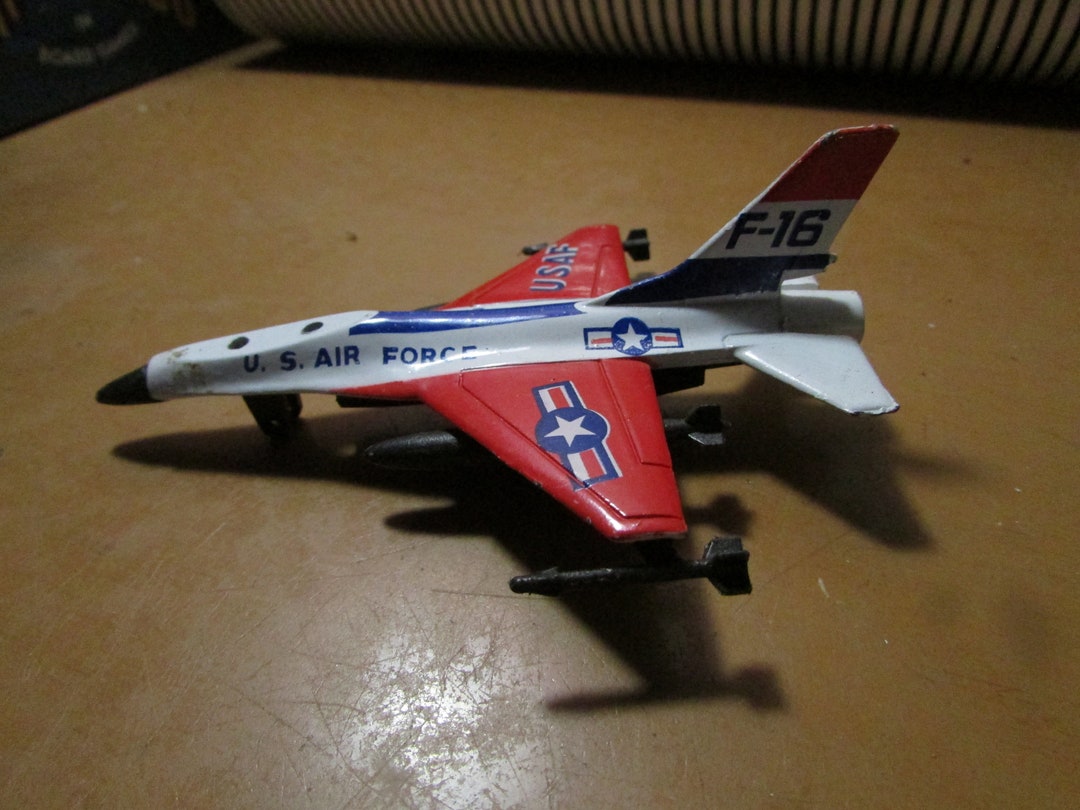 A203 General Dynamics P-16 Us Air Force Plane Toy 1/64 Die Cast Free ...