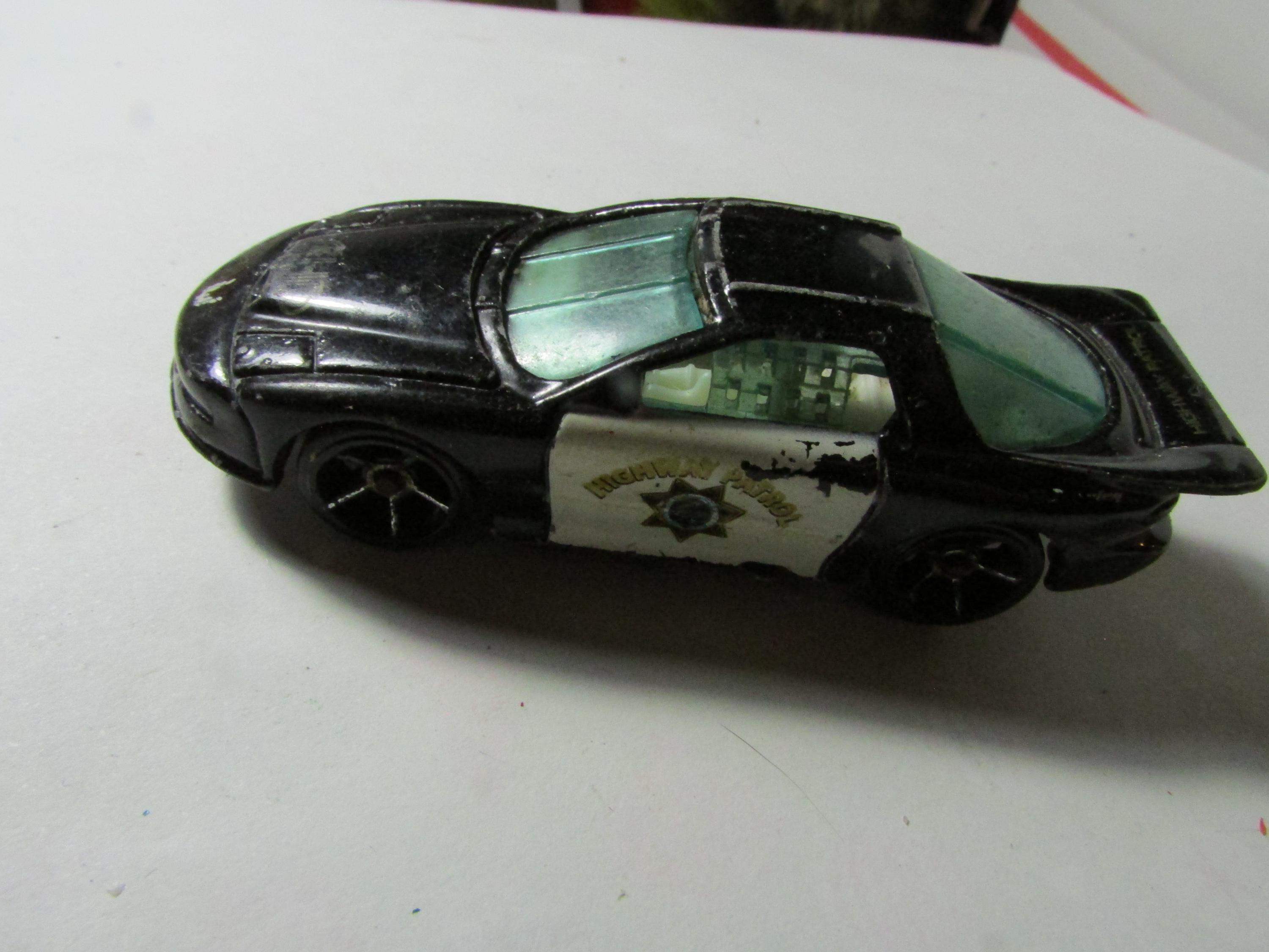 Hot Wheels Firebird Police Black Car Truck PRE-OWNED 1/64 Die Cast Free ...