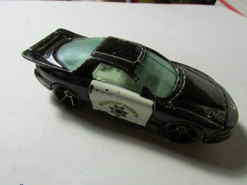 Hot Wheels Firebird Police Black Car Truck PRE-OWNED 1/64 Die Cast Free ...