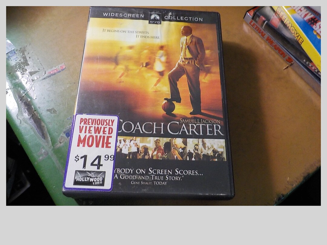 Coach Carter Samuel Jackson DVD Movie Rated PG 13 Free USA Shipping - Etsy