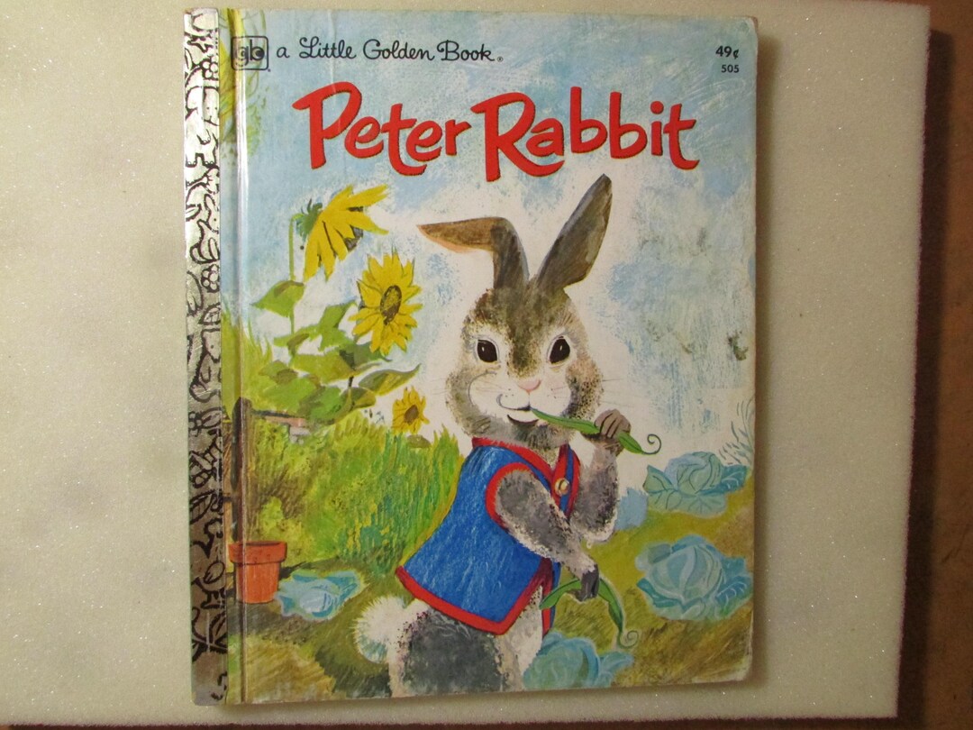 A Little Golden Book Peter Rabbit Board Book Free USA Shipping - Etsy