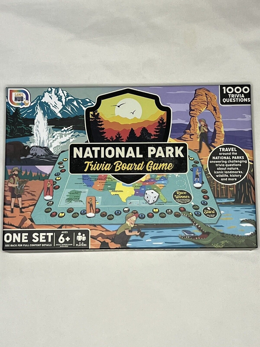 National Park Trivia Board Game Games Hub Game Complete Free - Etsy