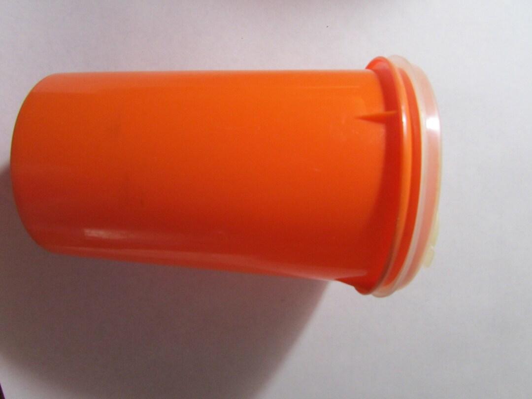 Vintage Orange Tupperware Container With Shear Pour Lid 321-5 Quart ...