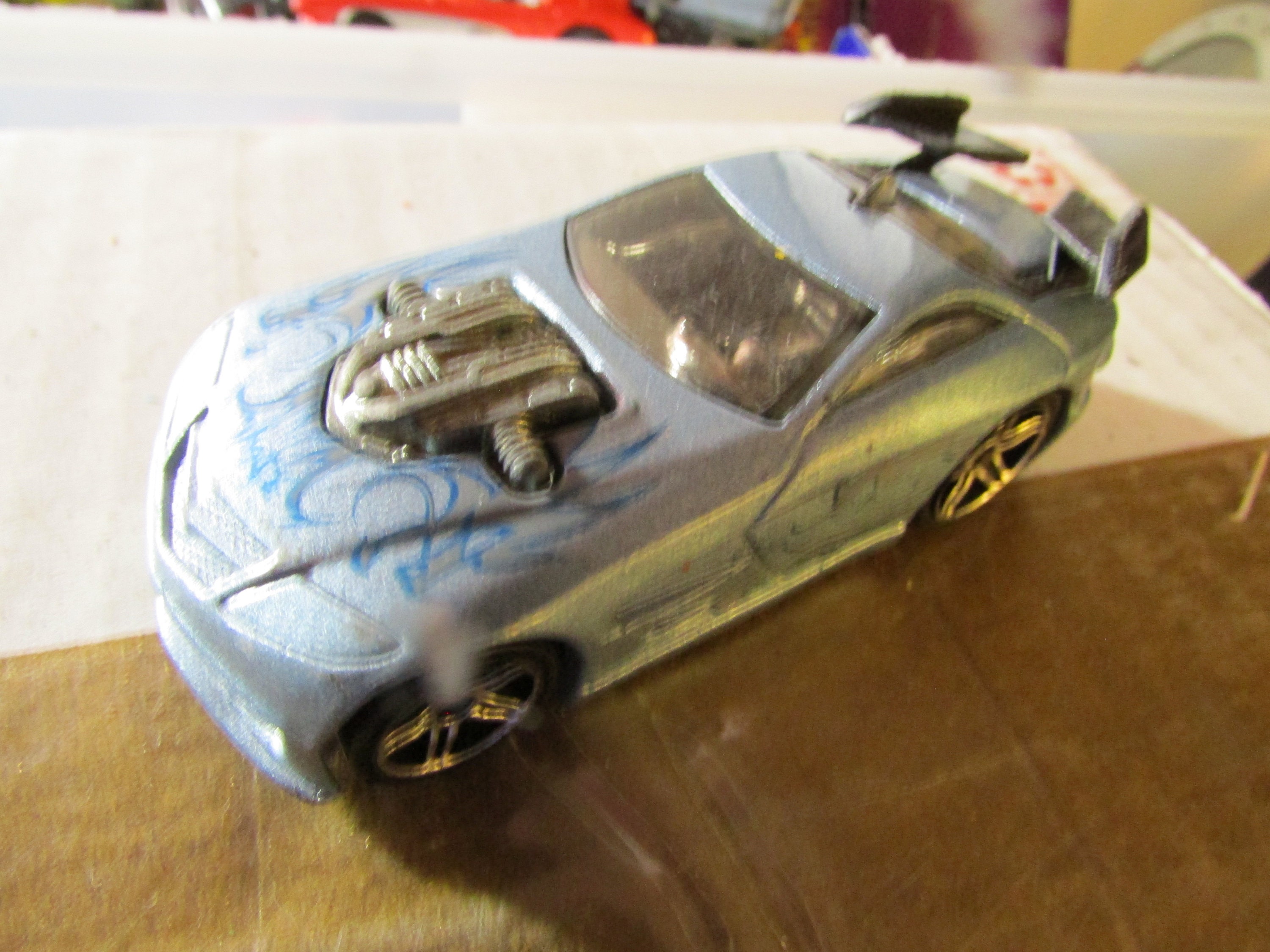 Hot Wheels Mercy Breaker Blue Car 1/64 Die Cast Free USA Shipping - Etsy